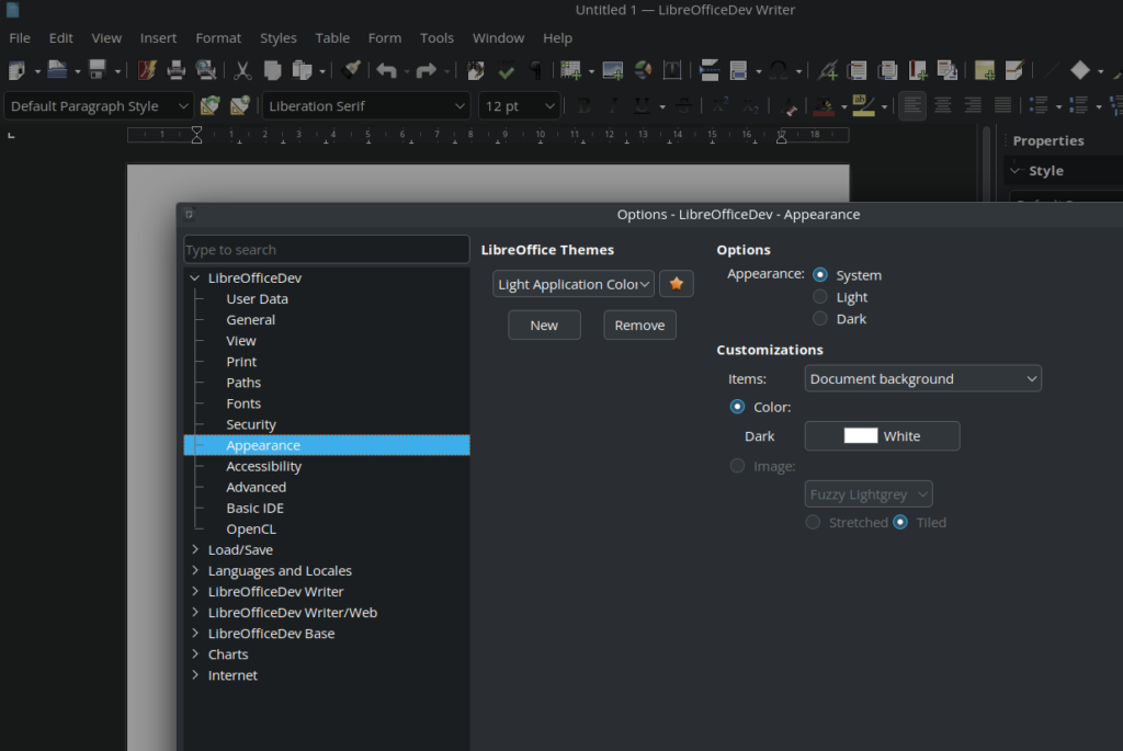LibreOffice Themes will replace the color customization - LibreOffice Design Team